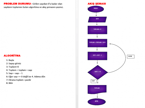 ALGORİTMA NEDİR? AKIŞ ŞEMASI NASIL KULLANILIR? » İrem'in Penceresinden